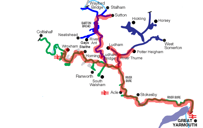 One week Norfolk Broads itinerary starting from Horning