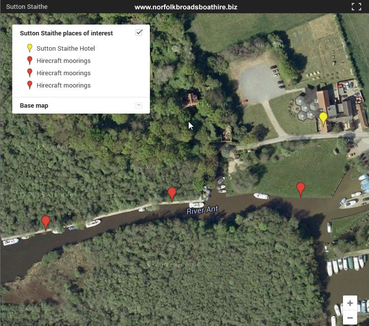 Map of Sutton Staithe
