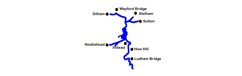Map of Sutton Staithe