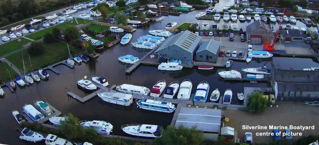 Norfolk Broads Boat Hire map of Brundall