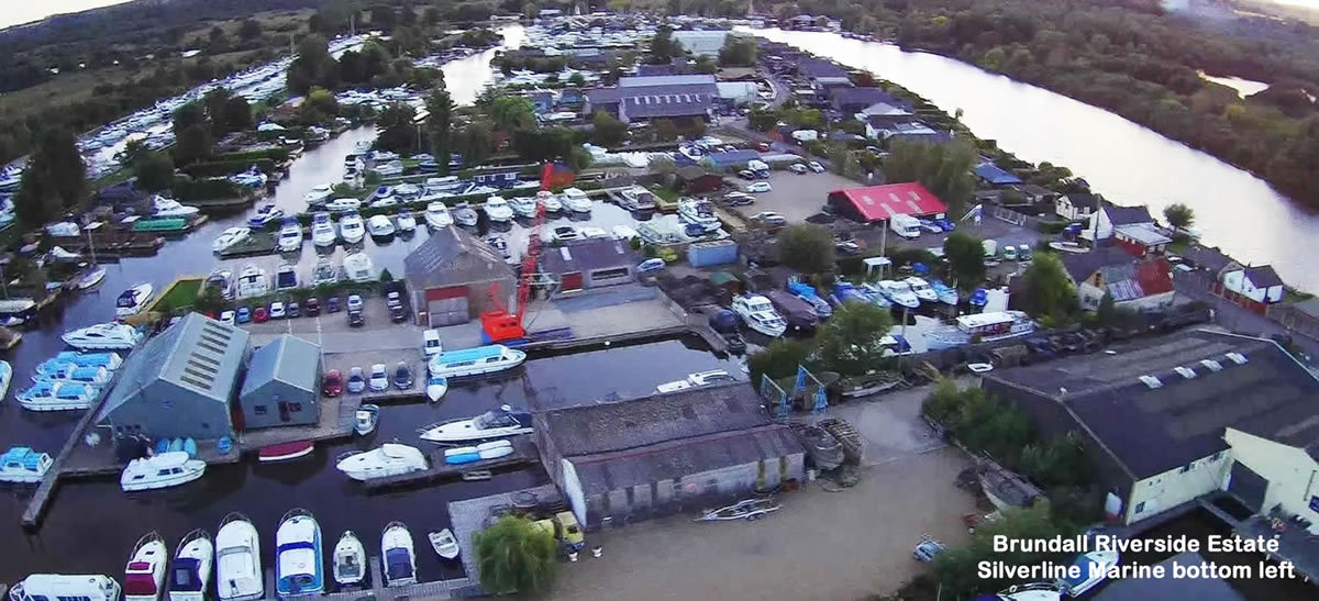 Norfolk Broads Boat Hire map of Brundall