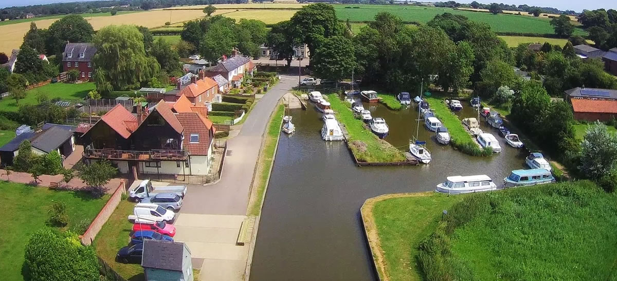 Norfolk Broads Boat Hire map of Thurne